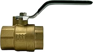 4" Threaded Brass Ball Valve, 600PSI, FP: Amazon.com: Industrial ...