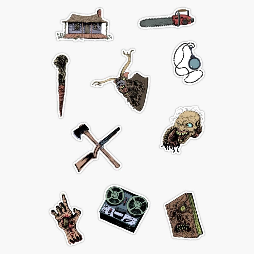 Amazon.com - Evil Dead 2 Sticker Pack Sticker Vinyl Bumper Sticker ...
