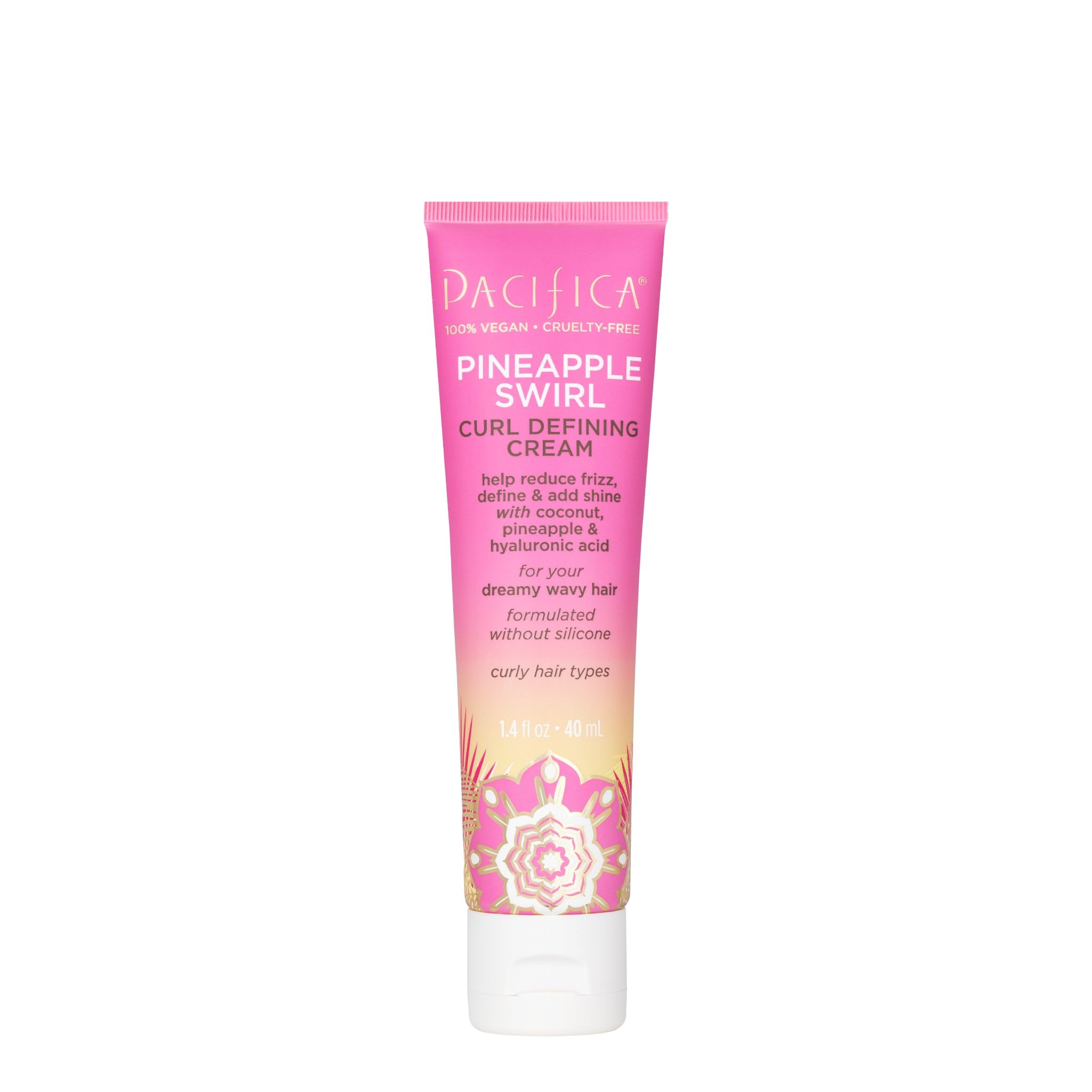Amazon.com: Pacifica Pineapple Swirl Curl Defining Cream, 1.4 FZ ...