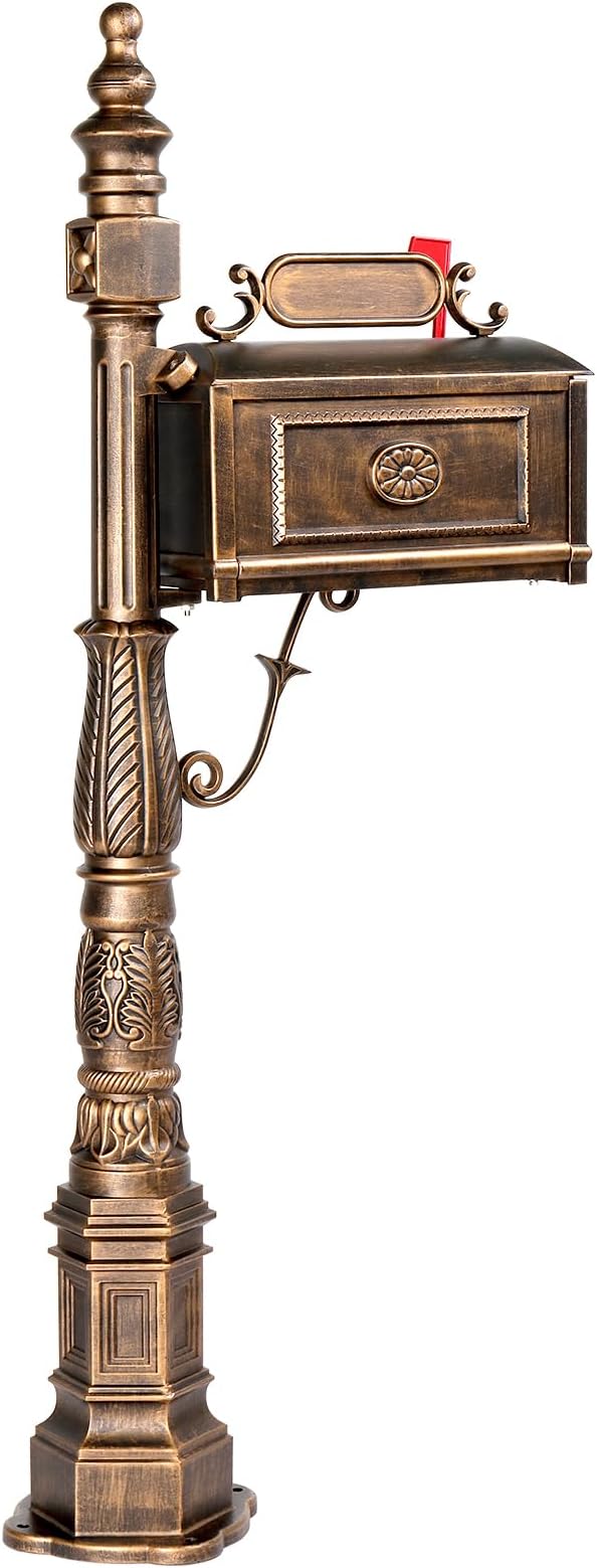 Amazon.com: Better Box Mailboxes Decorative Residential Curbside Cast ...