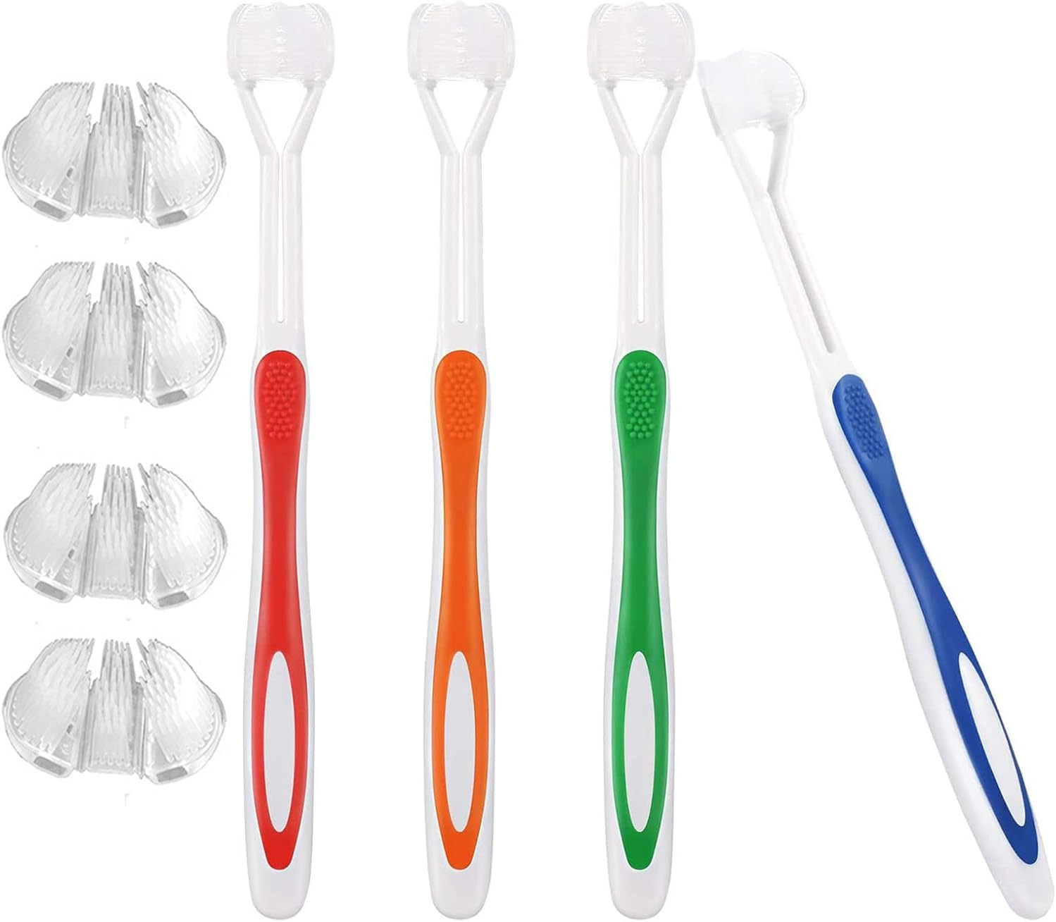 3-Sided Toothbrush for Complete Teeth and Gum-Care, Great Angle ...