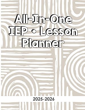 Amazon.com: IEP Planner: The Special Educator's All-in-One IEP Lesson ...