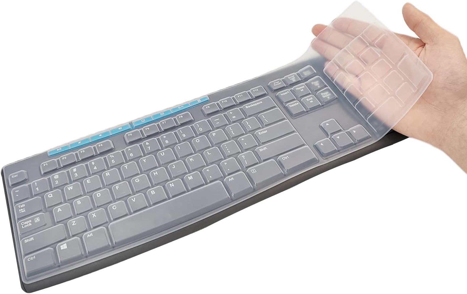 Amazon.com: Universal Clear Desktop Computer Keyboard Protection Skin ...