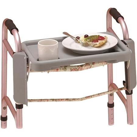 Amazon.com: DMI Walker Tray, Rollator Tray, Mobility and Walker ...