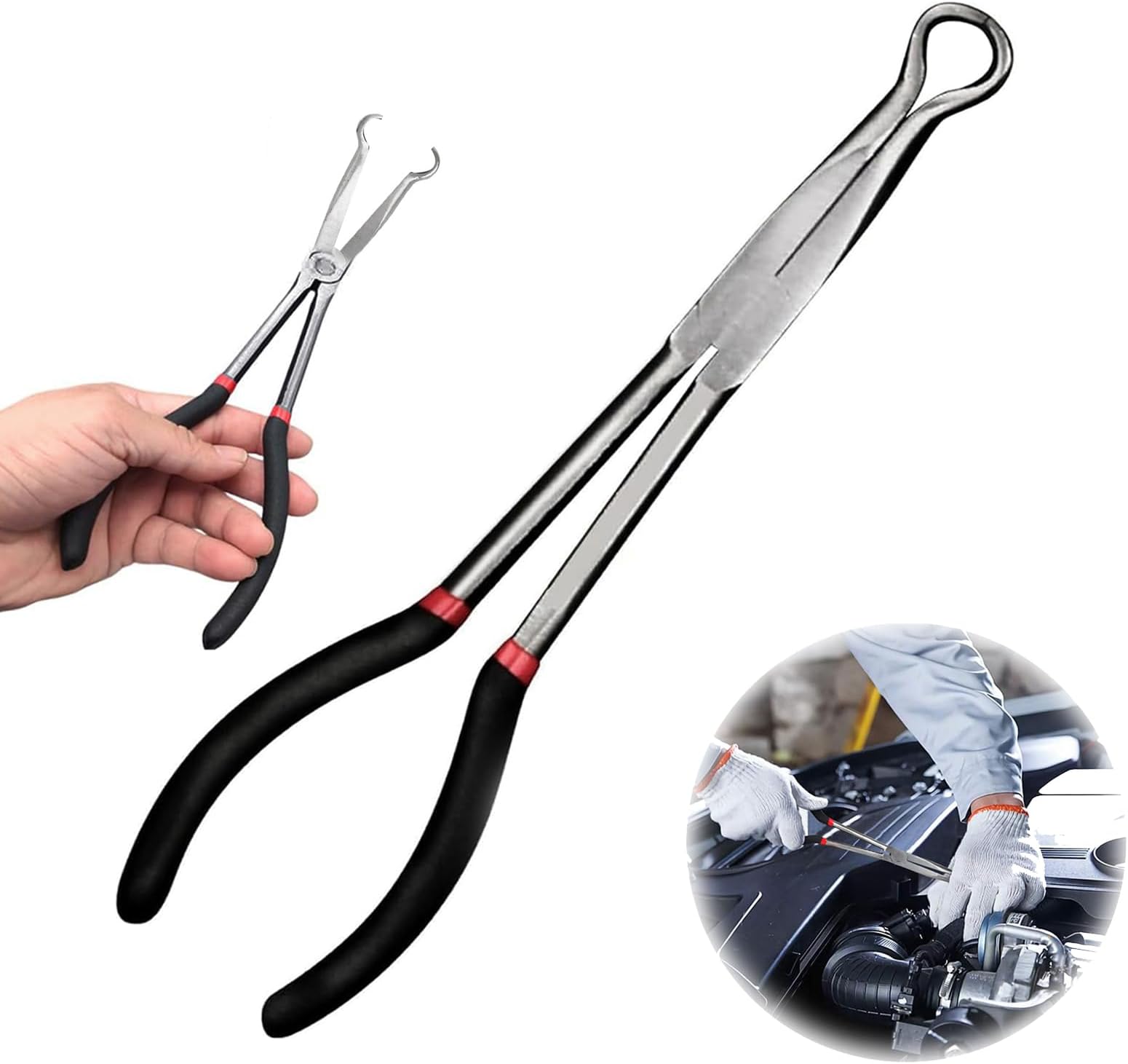 Amazon.com: Electrical Disconnect Pliers, Fuel Line Clip Removal Pliers ...