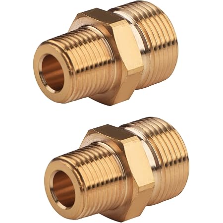 Amazon.com: Fitvell Pressure Washer Coupler M22 15mm Male Thread to M22 ...