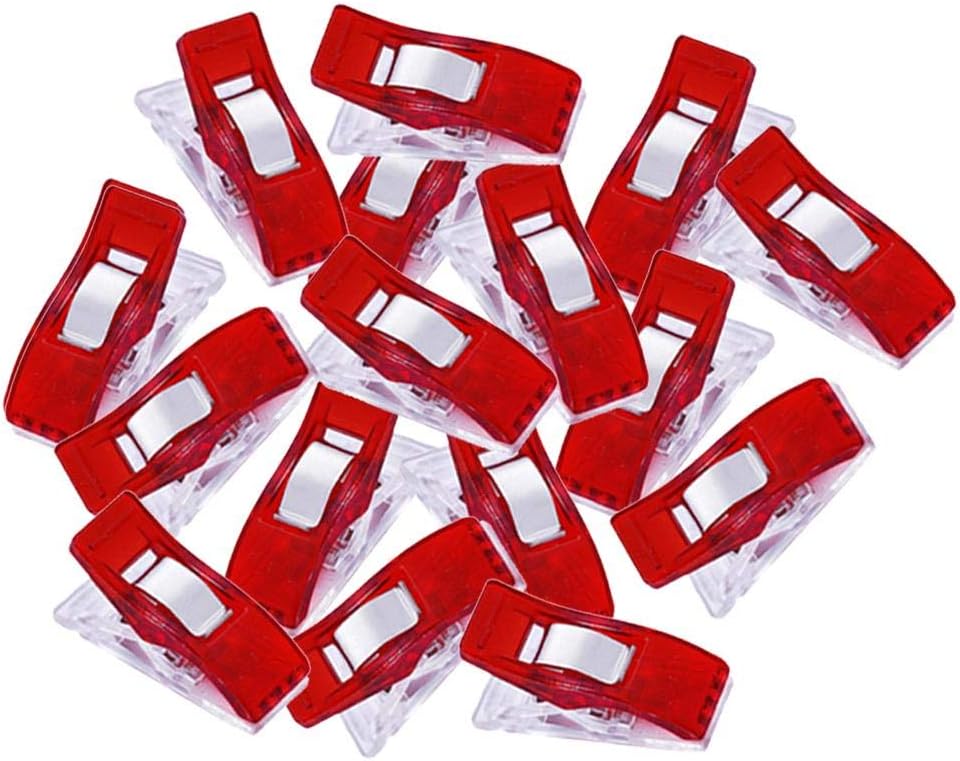 Wonder Clips Large Silver 10 Pack Modern Quilting Sewing Dressmaking ...