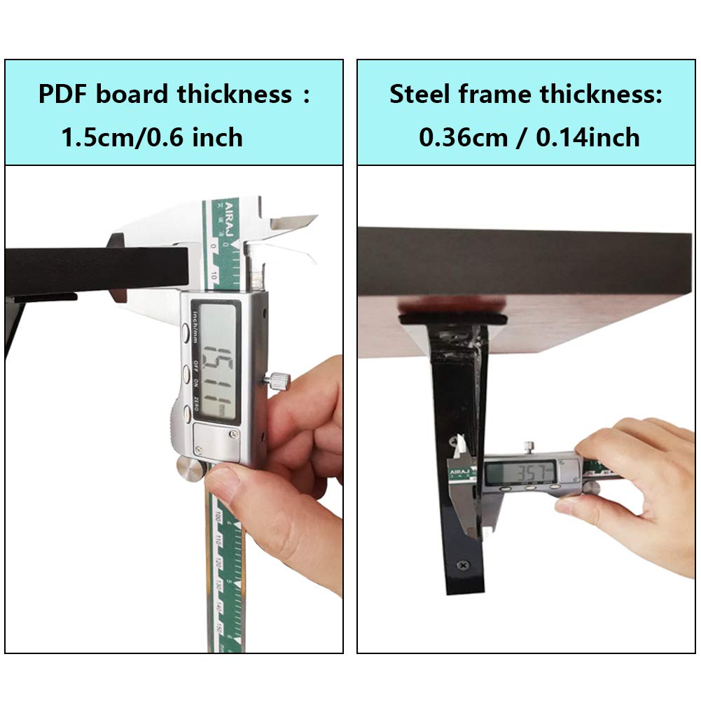 KKTONER Sofa Side Table Slide Under Height Adjustable Wooden Laptop ...