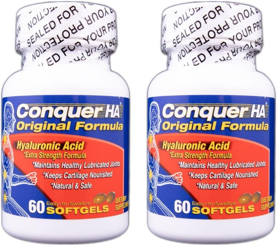 Amazon.com: Conquer HA Original Form Hyaluronic Acid - 60 Soft Gel Caps ...