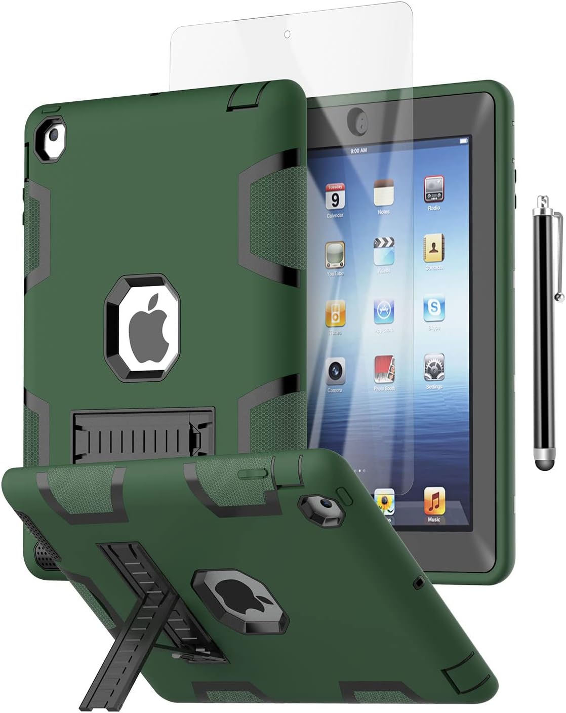 Amazon.com: AICase Kickstand Shockproof Heavy Duty High Impact ...