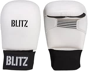 Blitz Karate Mitts Gloves PU Elite Sparring With Out Thumb Martial Arts ...