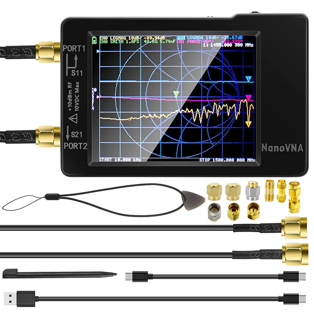 Buy Nicfaky NanoVNA-H Vector Network Analyzer 10KHz-1.5GHz Latest ...