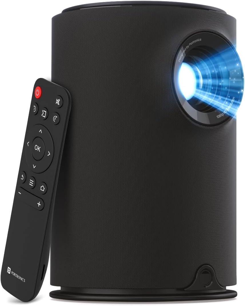 Portronics Beem 410 Smart Led Projector with Android 9.0,3600 Lumens ...