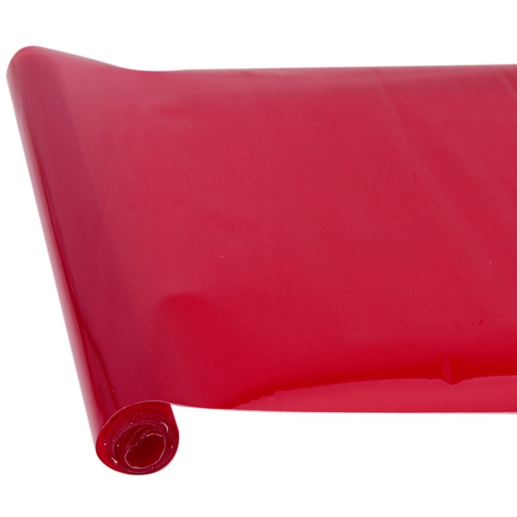 Generic Glossy Red Tint Overlay Film Wrap Sheet Sticker For Car Auto ...