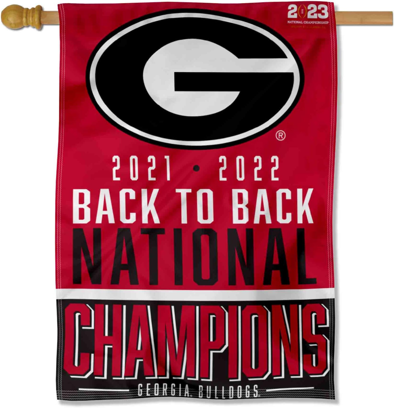 Amazon.com : College Flags & Banners Co. Georgia Bulldogs New Dawg ...