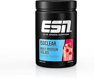 ESN ISOCLEAR Whey Isolate Protein Powder, Fresh Cherry, 908 g, 2 lbs ...