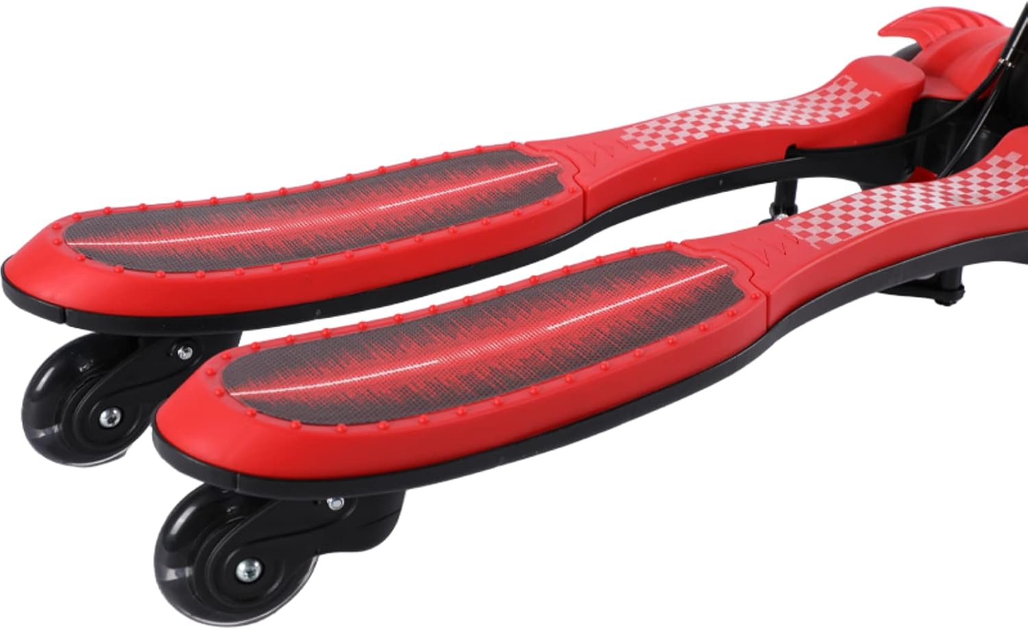 DAKOTT Ferrari Frog Scissors Double Foot Four Wheel Kids Scooter Hand ...