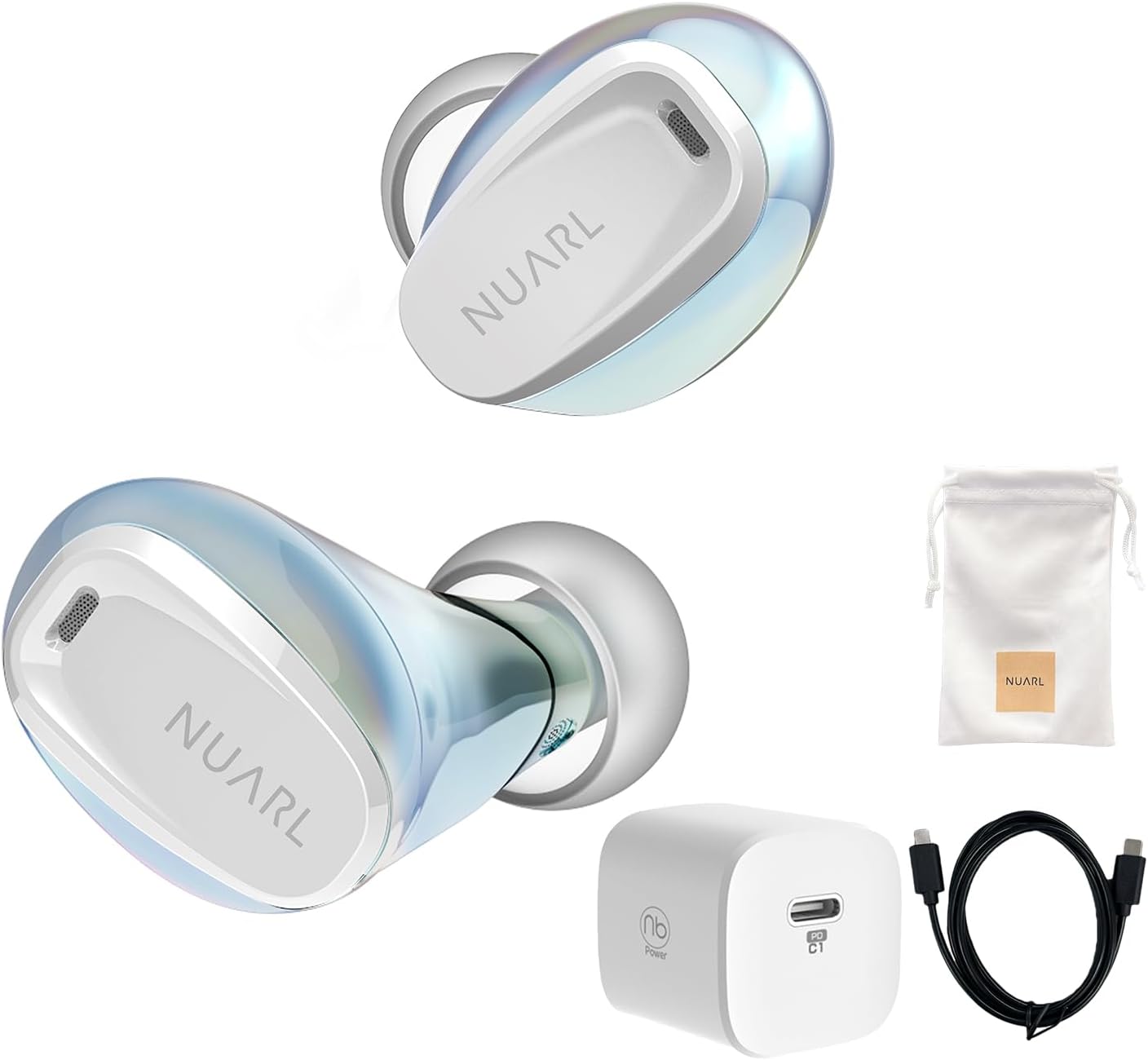 Amazon.co.jp: EPOS ADAPT E1 True Wireless Earbuds White - ハイブリッドANC、マルチポイントBluetooth、Microsoft ...