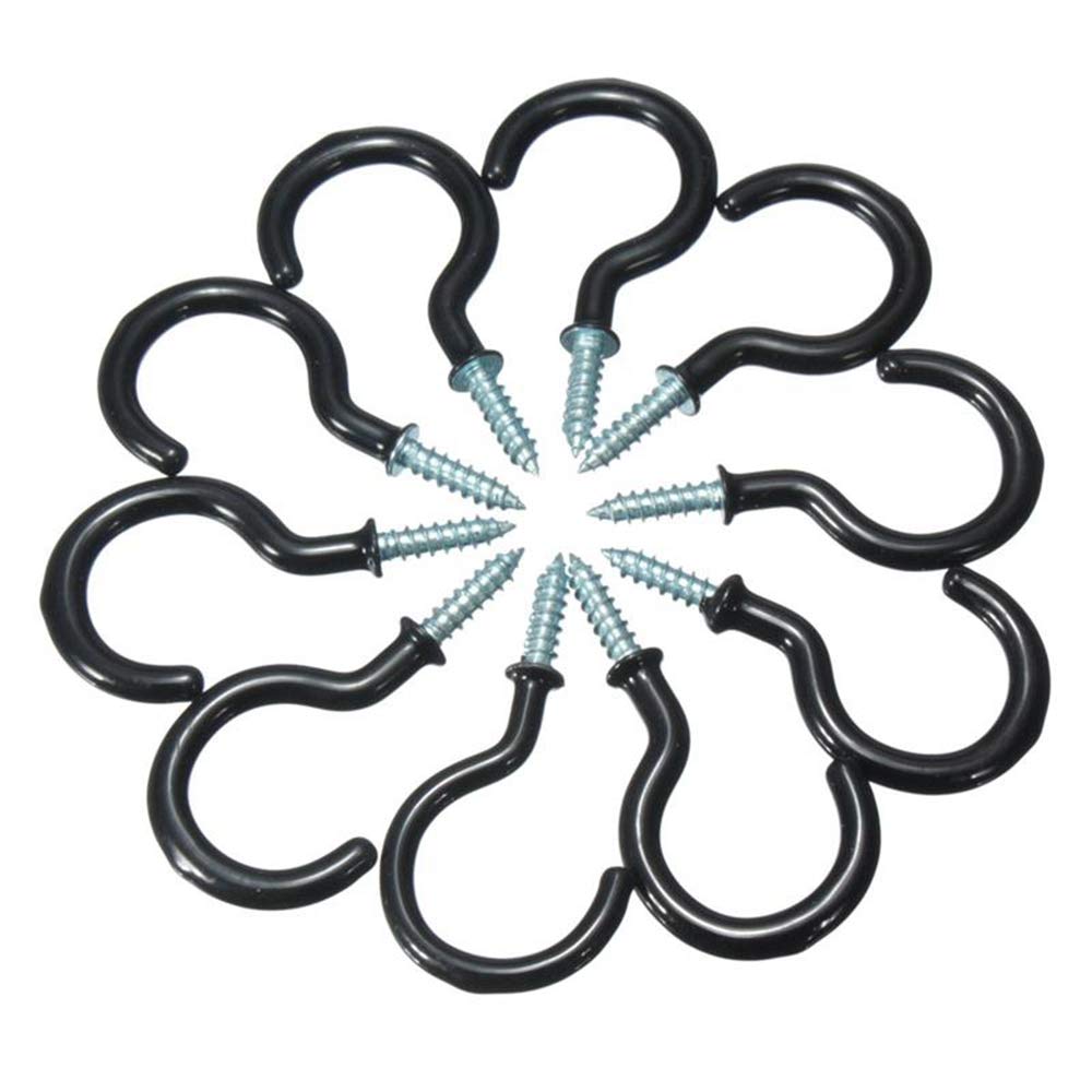 Amazon.com: Screw-in Hanging Ceiling Hooks, Vinyl Coated Screw Hooks ...