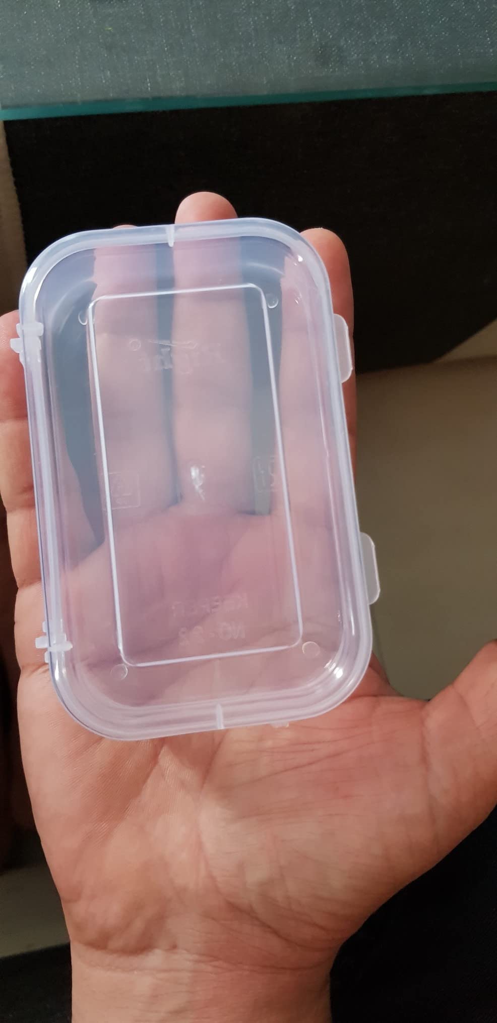 Buy Y. S. Traders Small Containers Plastic Clear Boxes with Lock lid ...
