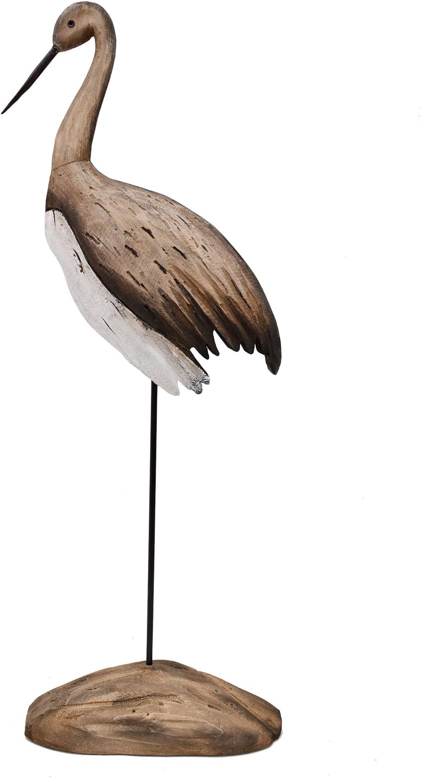 Amazon.com: Primitives by Kathy Wooden Sand Crane Home Décor Figurine ...