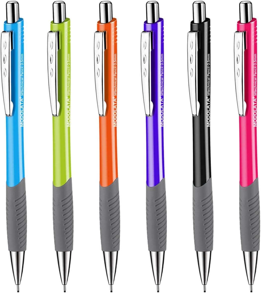 Amazon.com : MODOLATA 0.5MM Mechanical Pencil Set, Lead Pencils 0.5mm ...