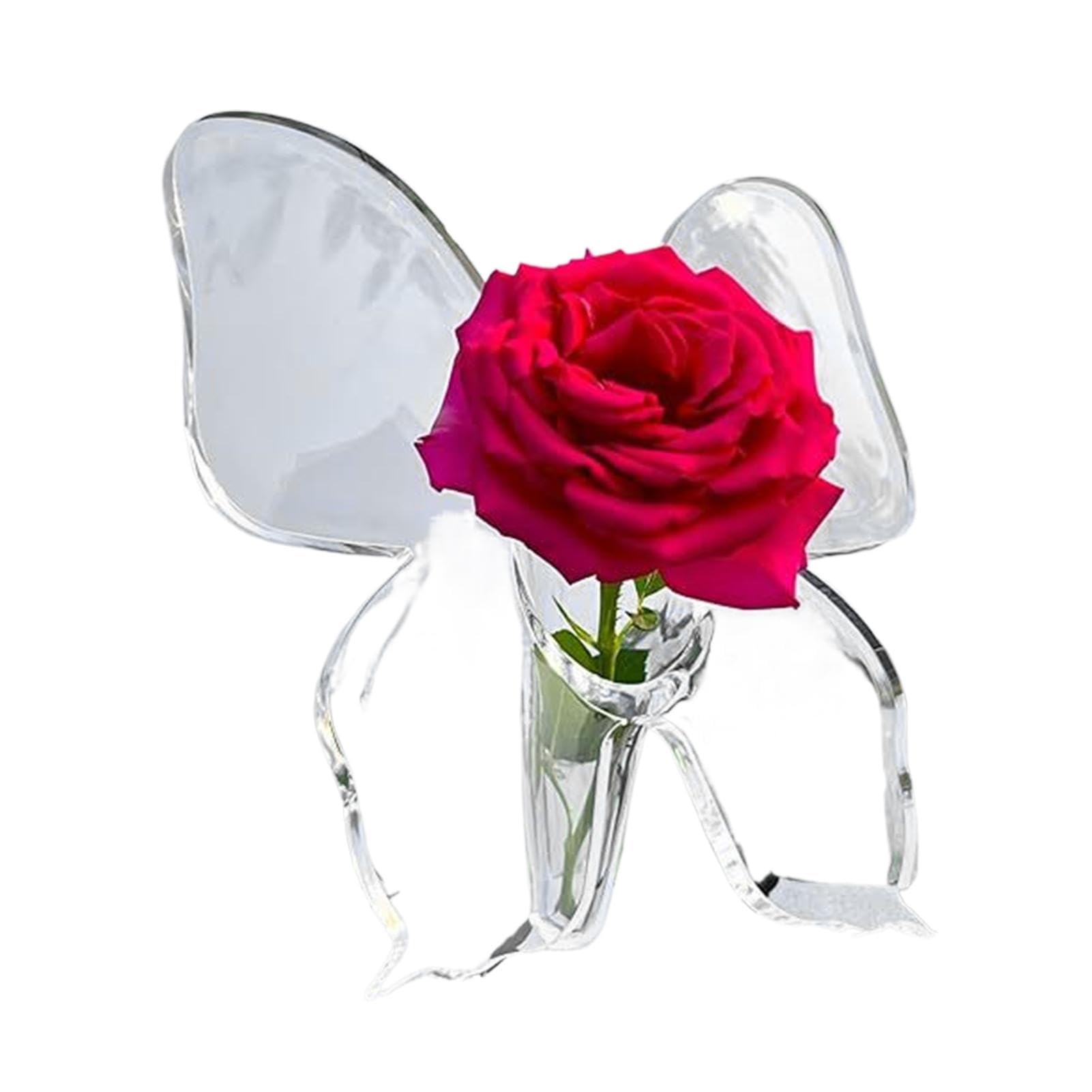 Amazon.com: Acrylic Flower Frame Vase, Crystal Transparent Acrylic Vase ...