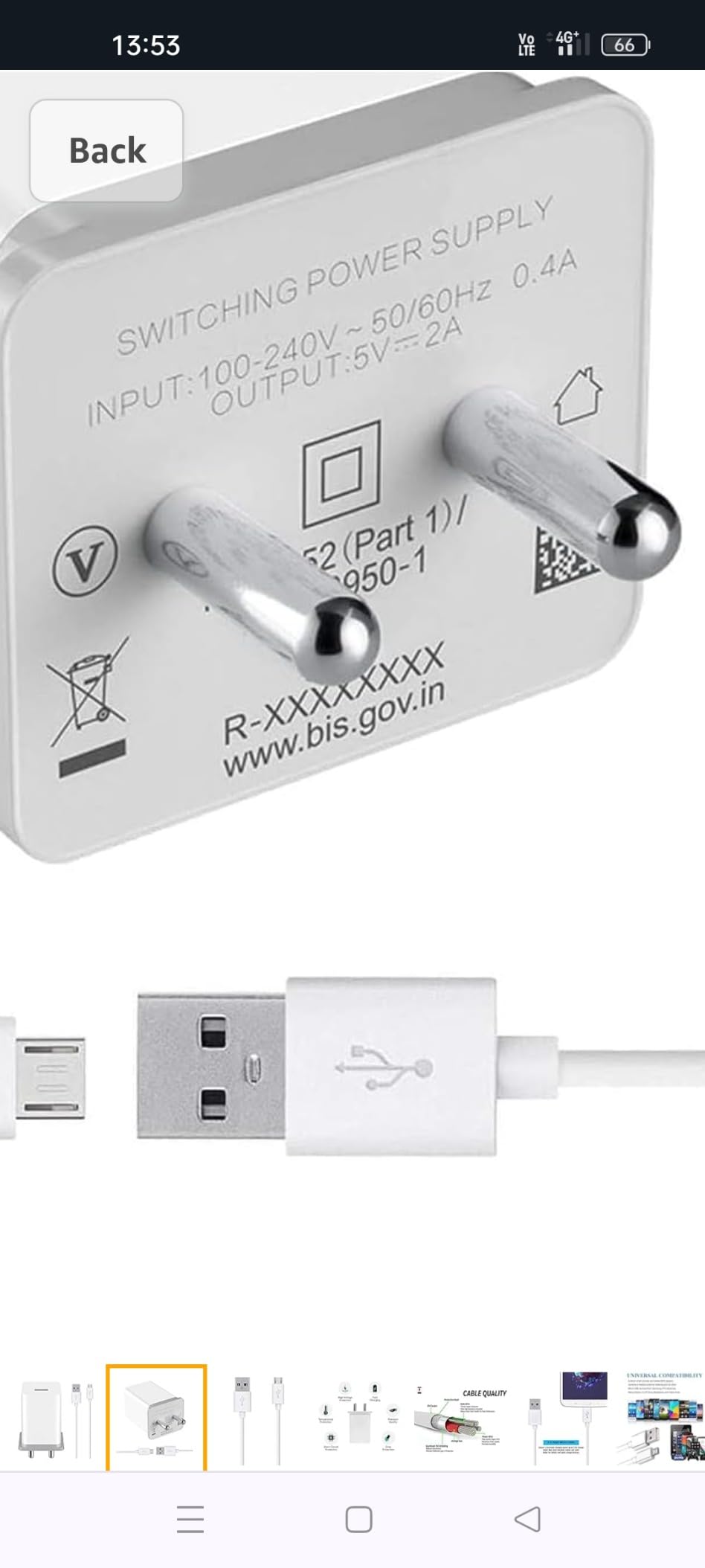 Fast Mobile Charger for Realme C3/1/2/2 Pro/3/3 Pro/3i, Realme Original ...