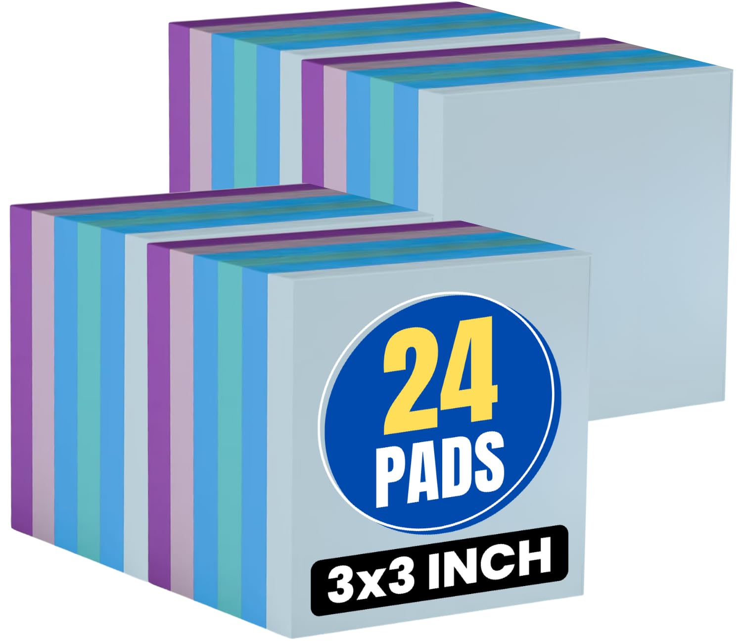 Snapklik.com : Sticky Notes 3x3, Sticky Notes Refills, Pastel Color ...