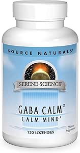 Amazon.com: Source Naturals Serene Science, GABA Calm Quick Dissolving Peppermint Flavor - 120 ...