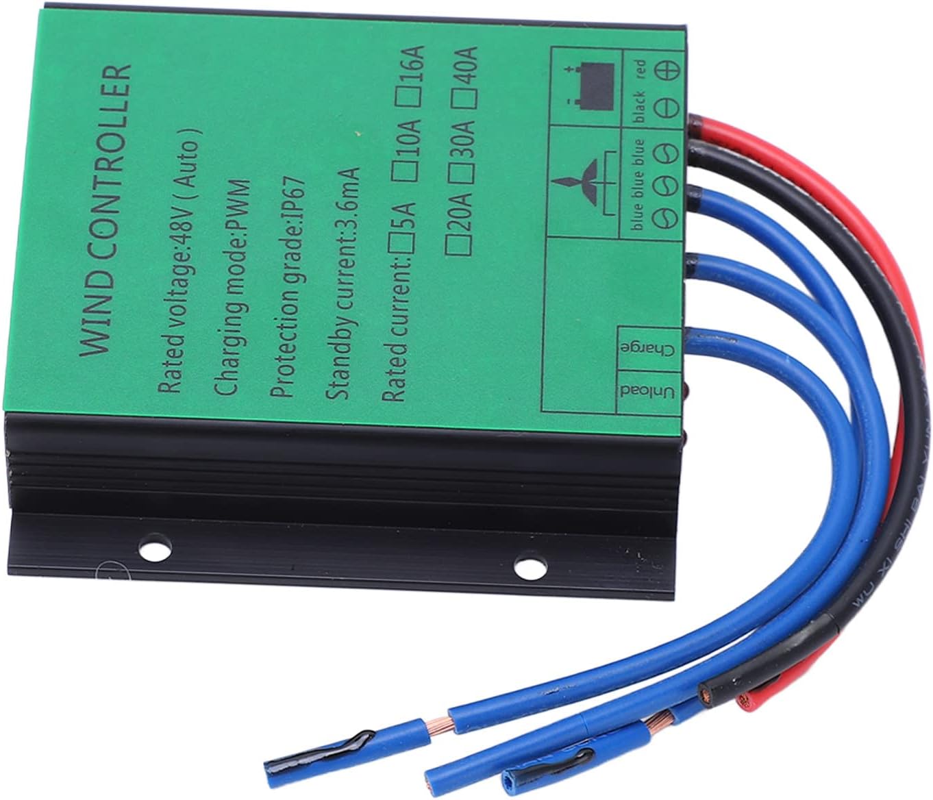 Amazon.com: Wind Turbine Generator Controller 1000W PWM Charging IP67 ...