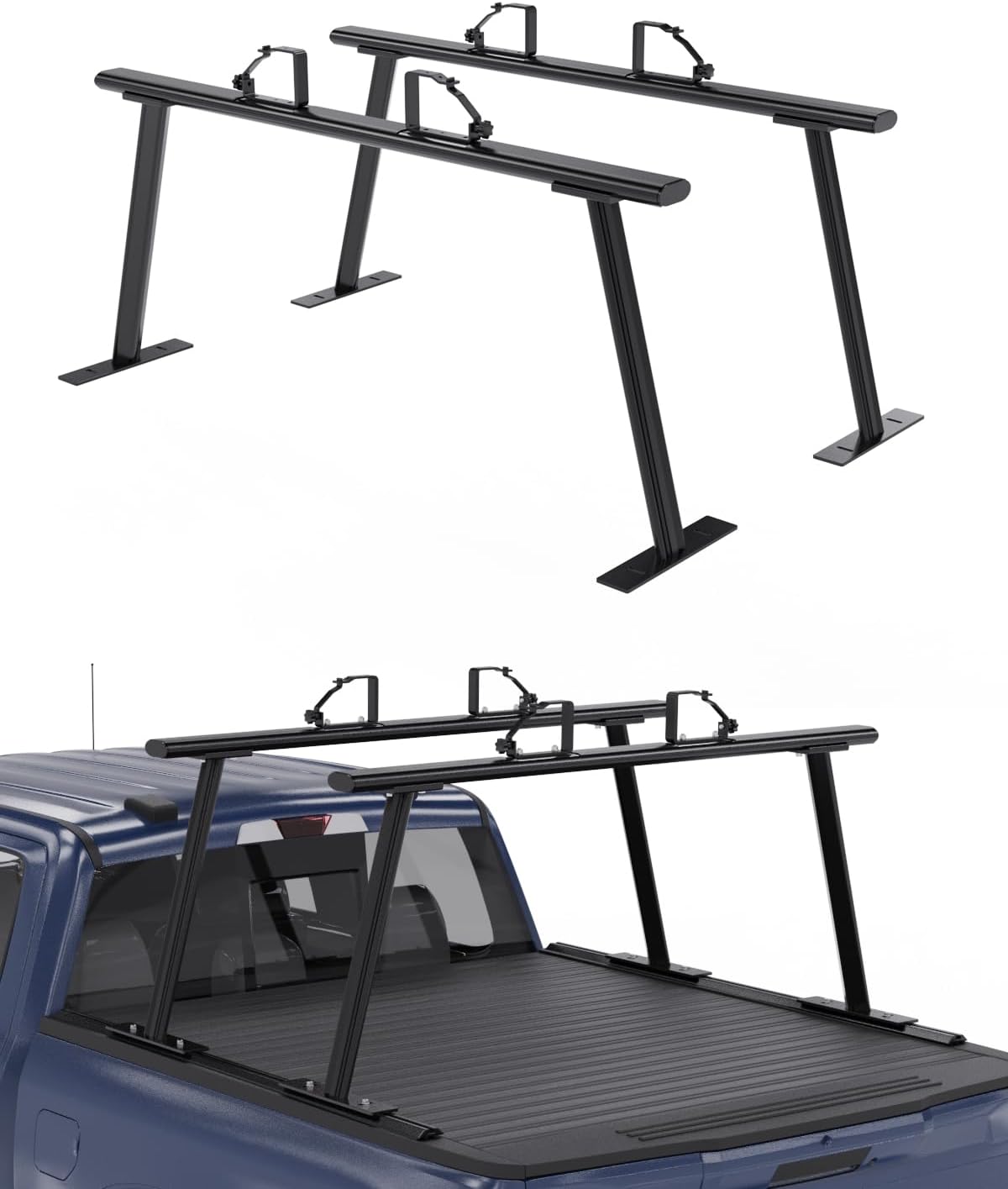 Amazon.com: Mountainpeak Aluminum Truck Cap & Topper Ladder Roof Rack ...