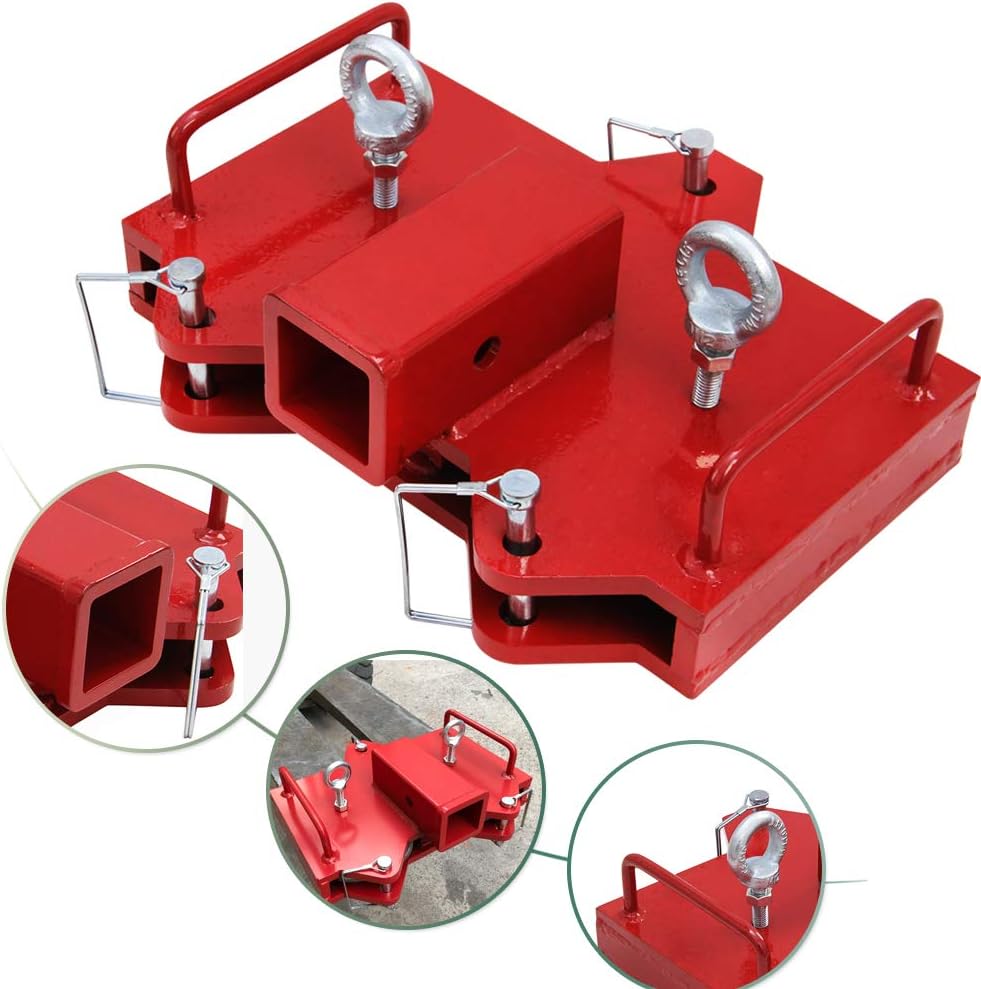 Amazon.com: NIXFACE Forklift Trailer Hitch Attachment —2" Trailer Hitch ...