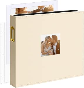 Amazon.com: Vienrose 12x12 Inch Large 3 Ring DIY Scrapbook Photo Album ...