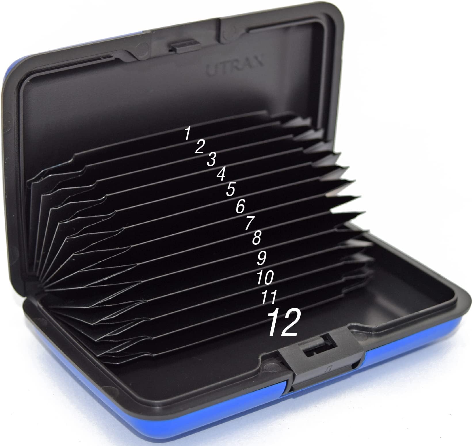 Amazon.com: UTRAX 12 Slots Metal Cards Wallet Multi Pockets Aluminum ...