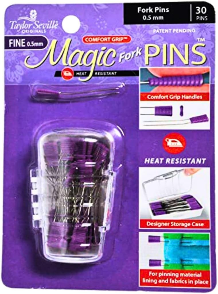 Amazon.com: TAYLOR SEVILLE Magic PINS Extra Long FINE 100PCS : Clothing ...