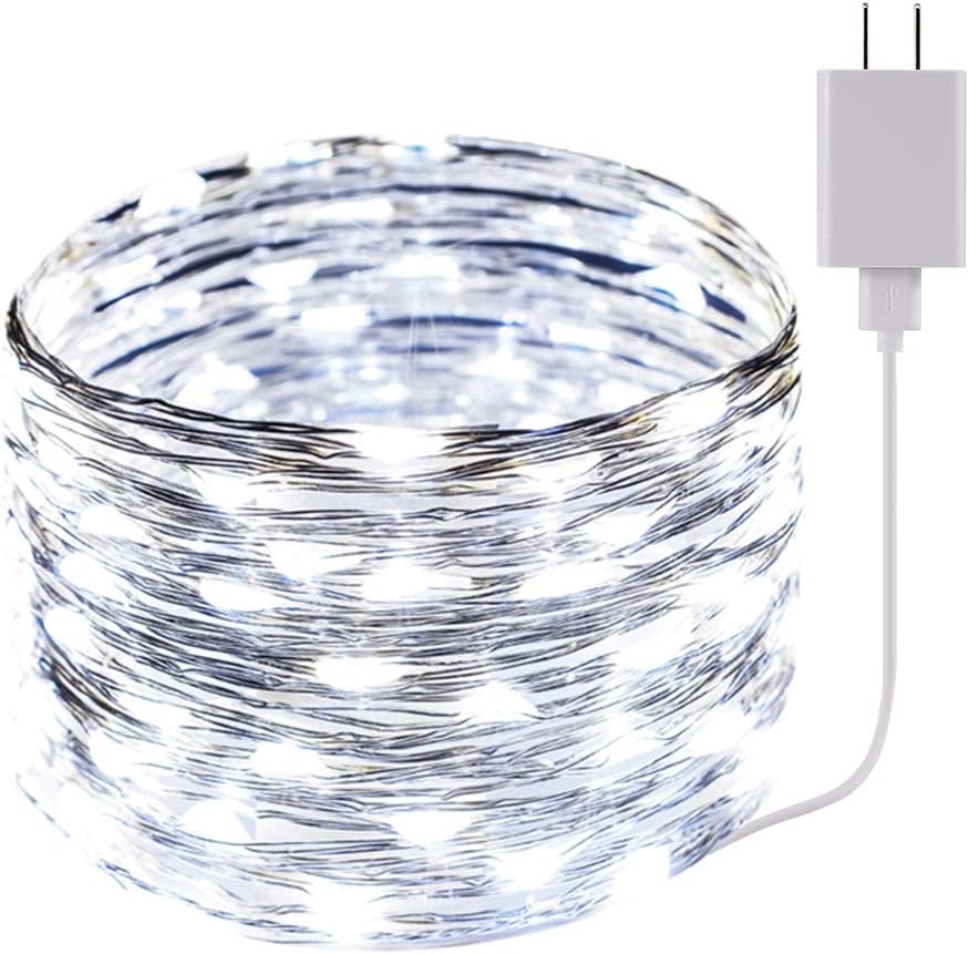 String Lights, CrazyFire LED Fairy String Light 33ft 100 LEDs ...