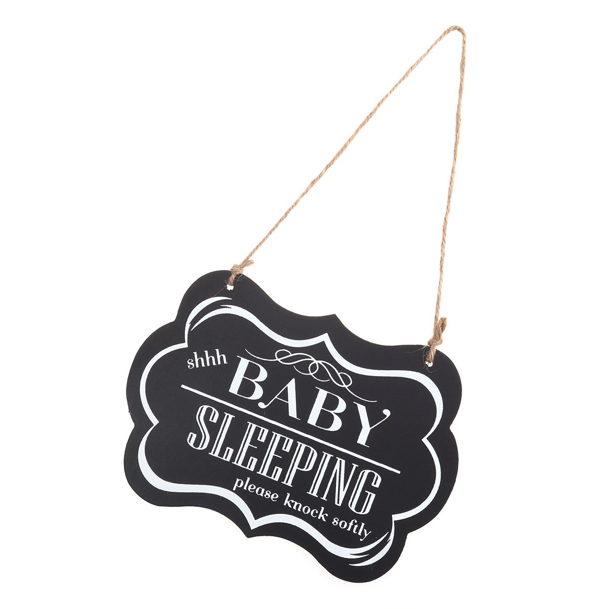 Snapklik.com : Baby Sleeping Sign For Door "shhh BABY SLEEPING Please ...