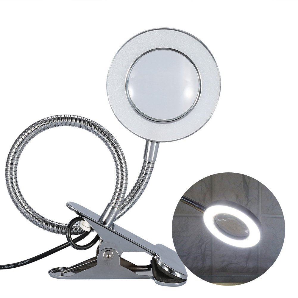 Amazon.com: ZJchao Magnifying Lamp, 2.5X Cold Light Lamps with Clamp ...