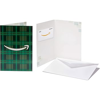 Carte cadeau Amazon.fr - €20 Dans une carte de vœux Motifs verts ...