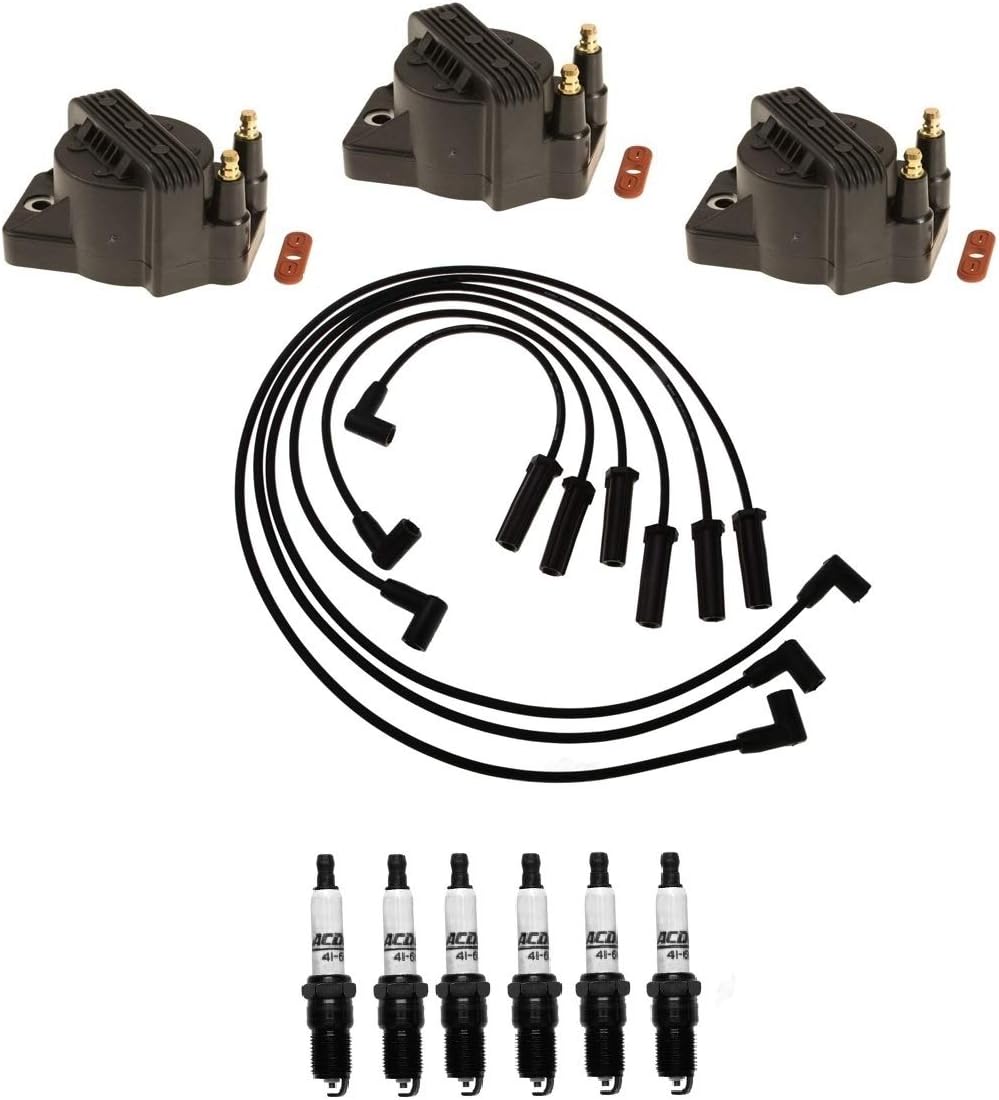 Amazon.com: Ignition Wires 3 Coils 6 Spark Plugs .060" Kit For Pontiac ...