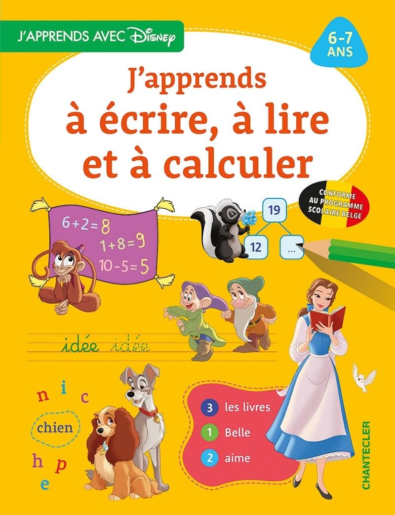 Amazon.fr - Disney J'apprends avec - J'apprends à écrire, à lire e't à ...