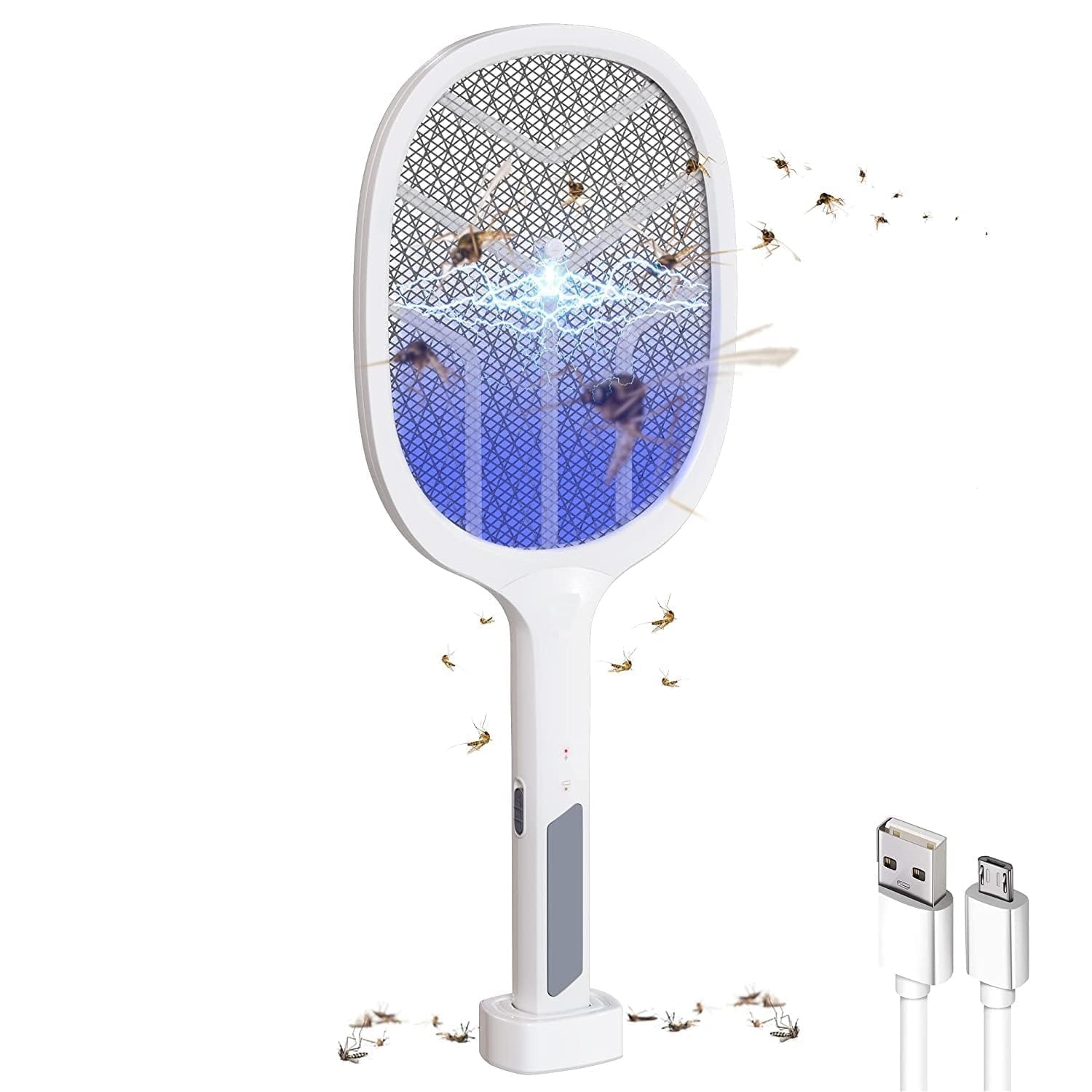 Faicuk Mosquito Racket Mosquito Killer Bat with UV Light Lamp | Made in ...