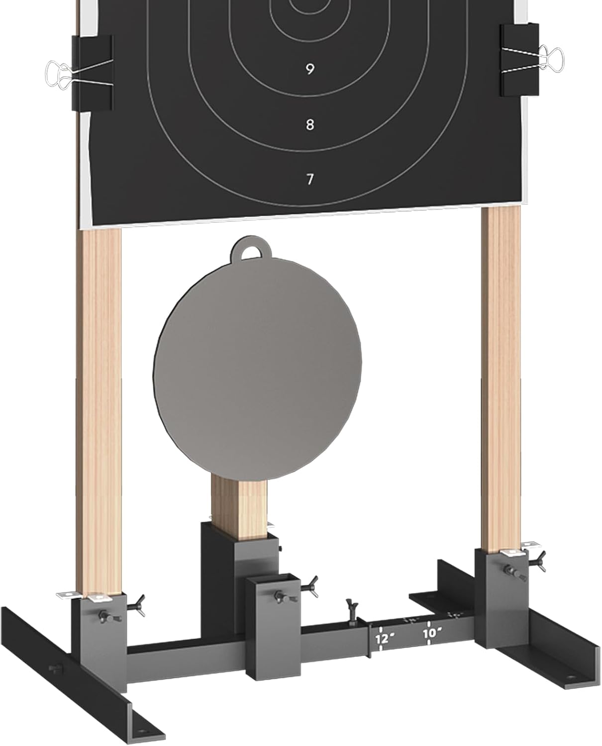 Amazon.com : Wasoyun 2-in-1 Shooting Target Stand Base Adjustable Width ...