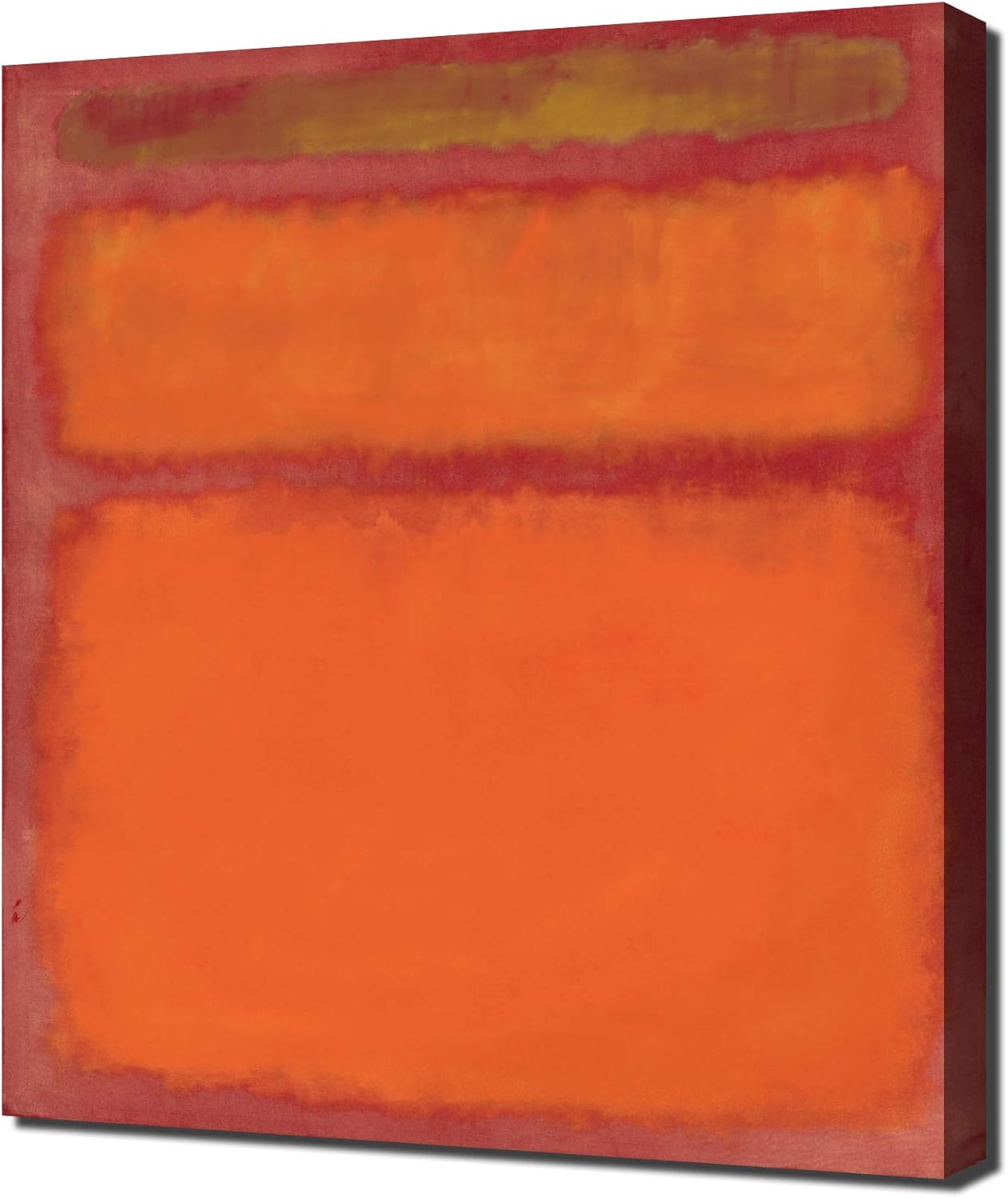 Amazon.com: M Rothko Orange Red Yellow Canvas Art Print Wall Art Canvas ...