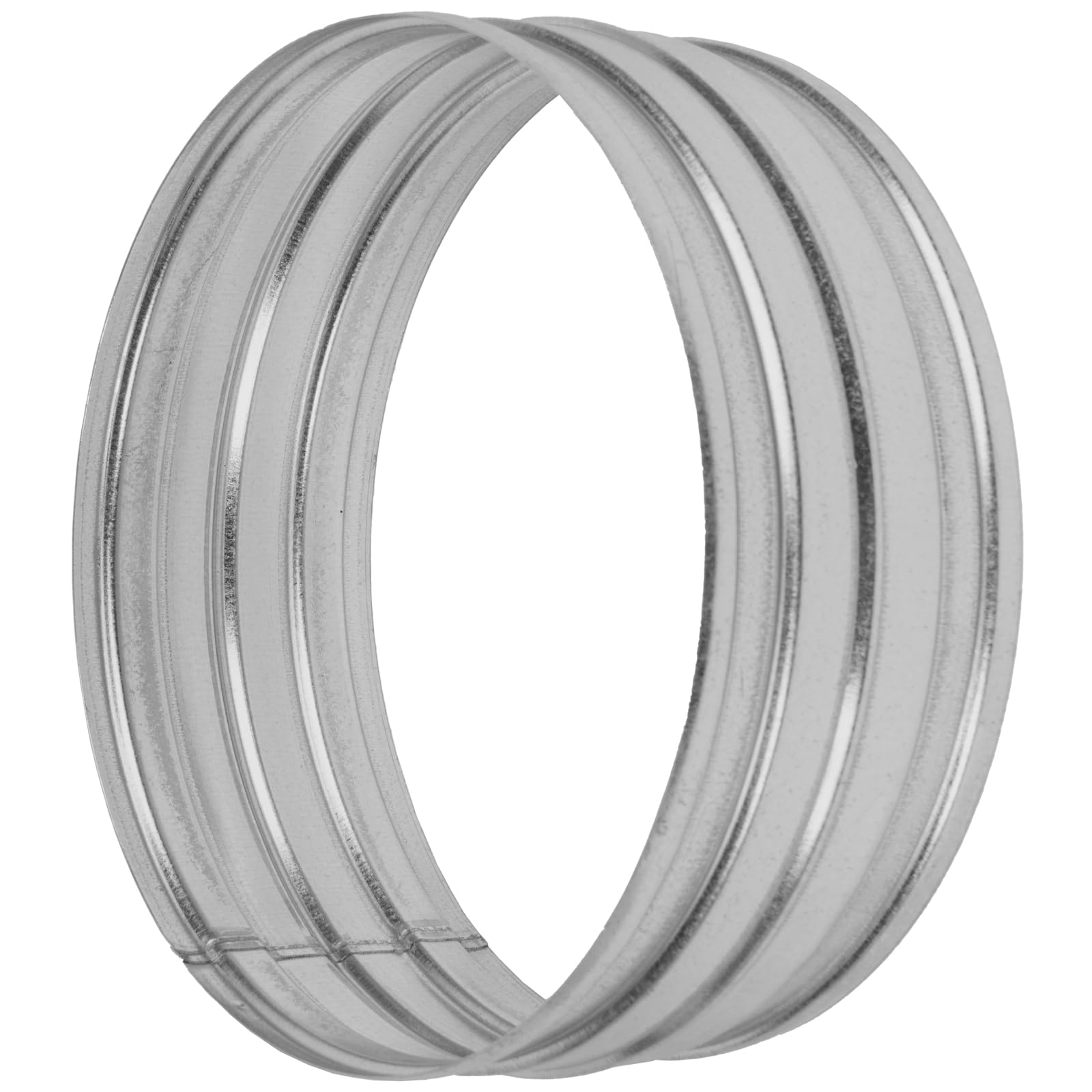 HVAC OV Galvanized Steel Duct Coupling - 10" Inch Fit - Round ...