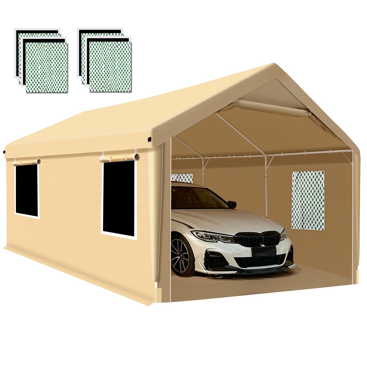 Amazon.com: CooTentler Rainproof Portable Paint Booth 20X12X10FT Spray ...