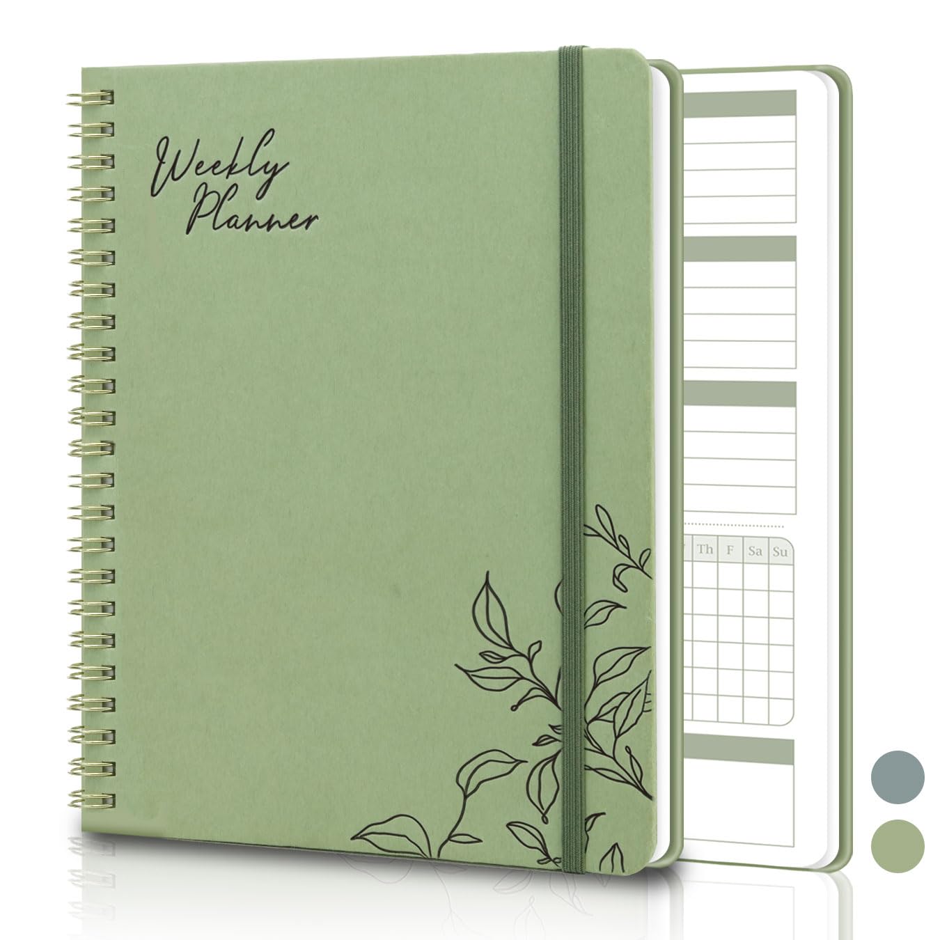 Amazon.com : Undated Weekly Planner, A5 Weekly Planner Notebook with ...