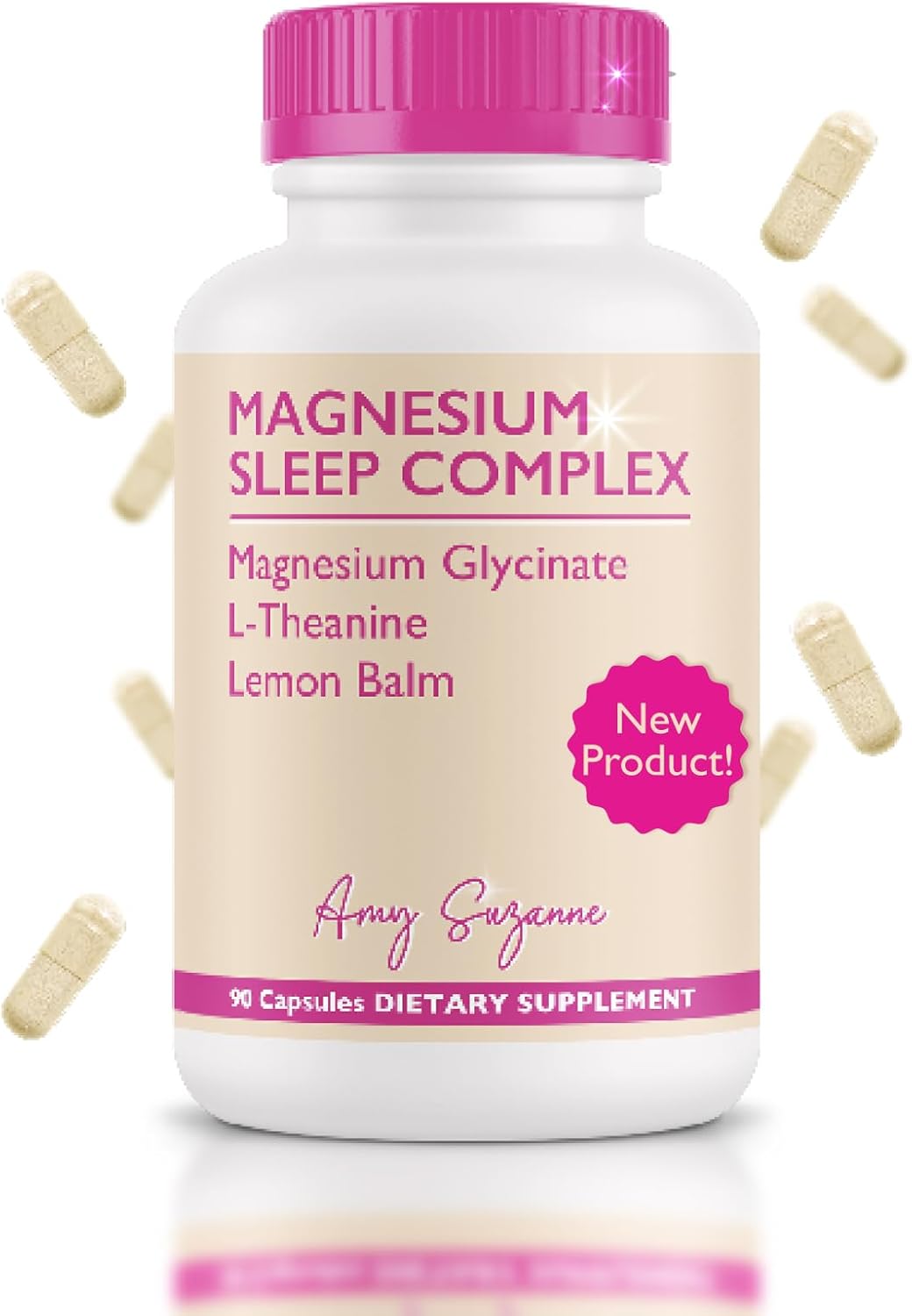 Amazon.com: Amy Suzanne Magnesium Sleep Complex with L-Theanine and ...