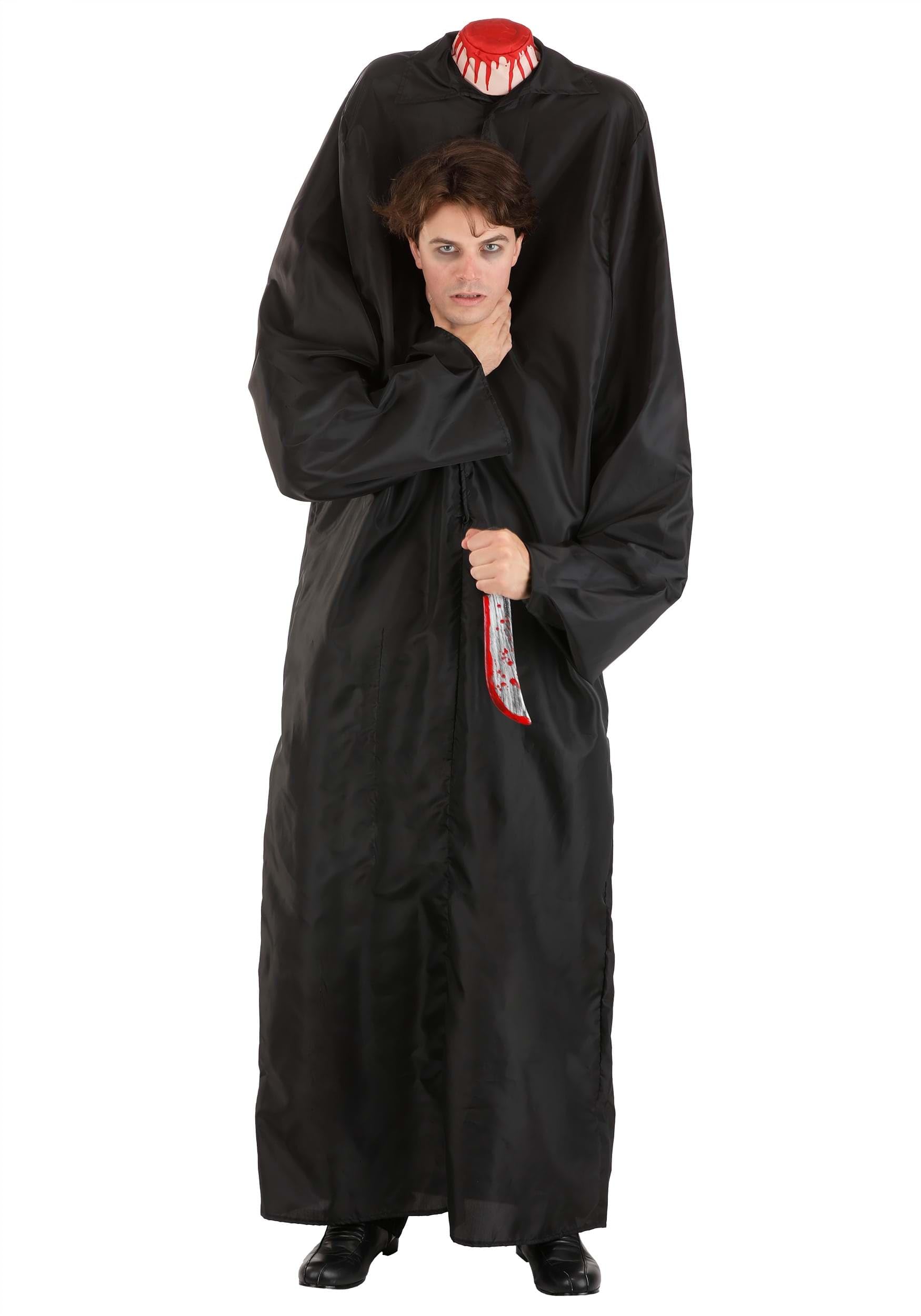 Amazon.com: Headless Man Costume for Adults - Scary Halloween Character ...